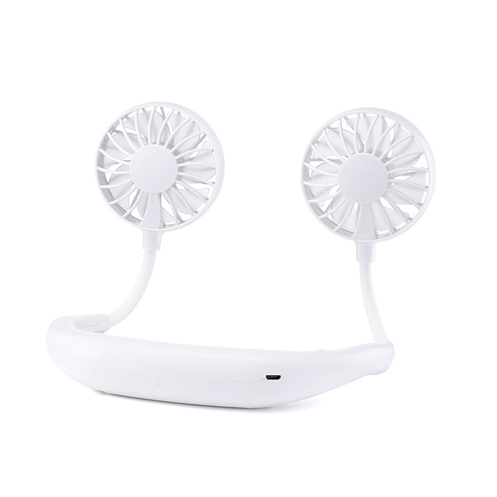 Walmart Portable Neckband Sports Fan - Hands Free, USB Rechargeable, 3 ...