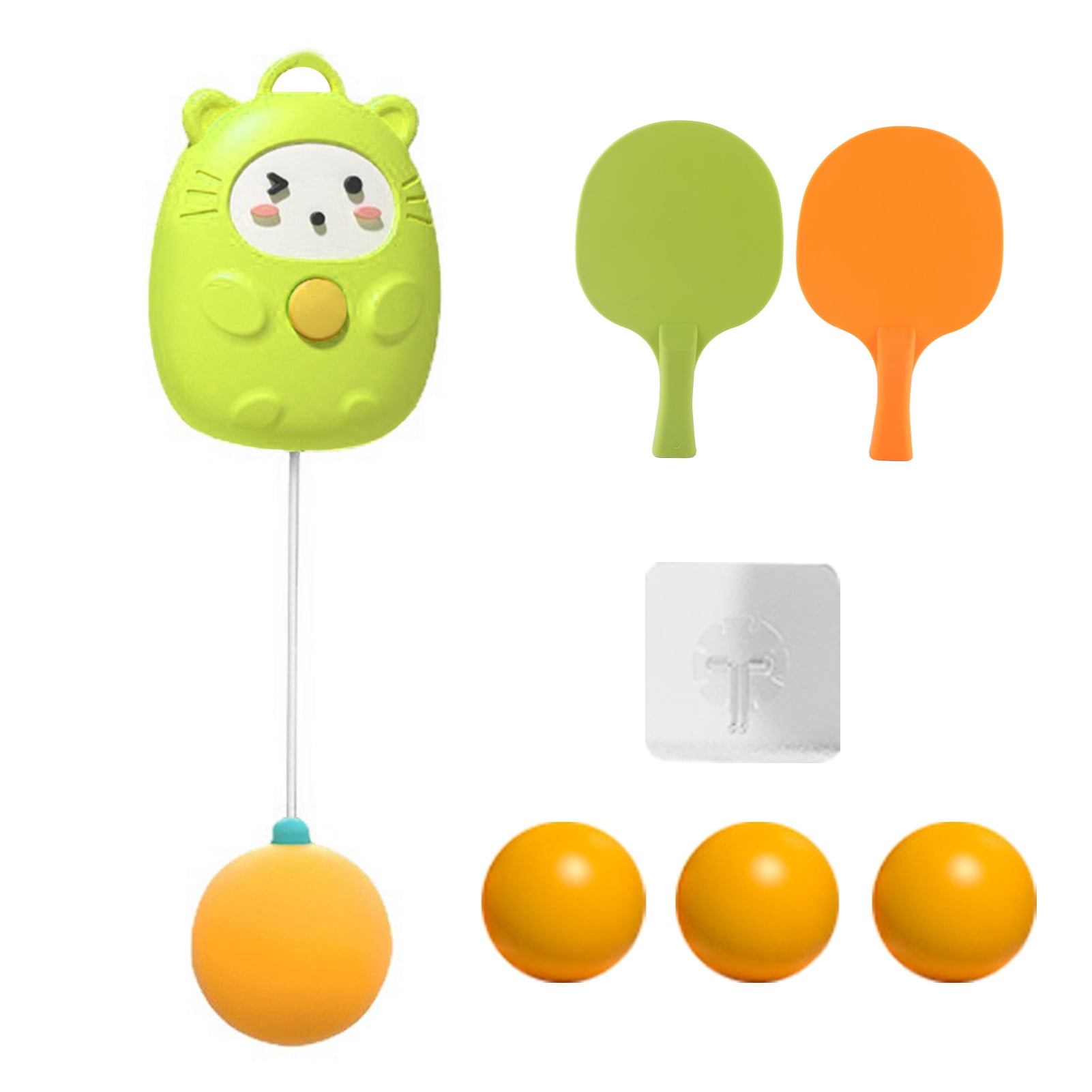 Portable Hanging Table Tennis Set for Fun Parent-Child Playtime, Green ...