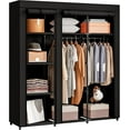 Portable Hanging Wardrobe Organizer with Metal Frame and Non-Woven ...