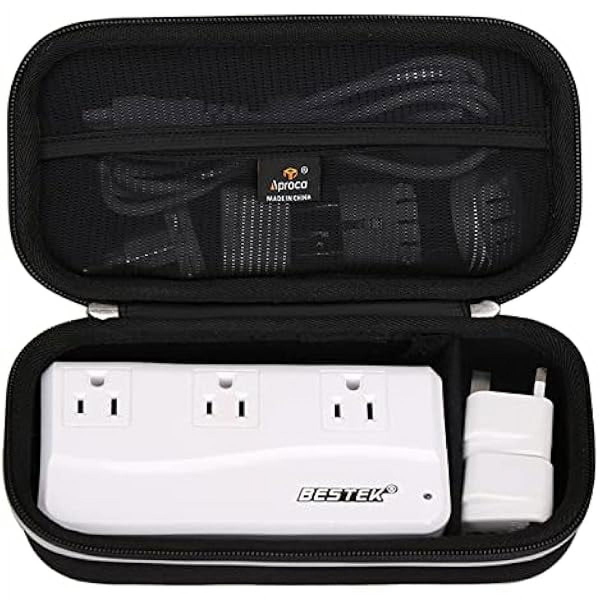 Portable Hard Storage Case, for BESTEK Universal Travel Adapter/Ceptics ...