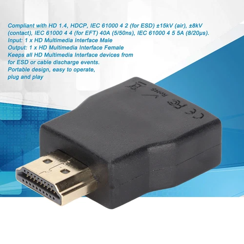 Portable Hd Multimedia Interface 1.4 Surge Protector For Esd&Surge ...