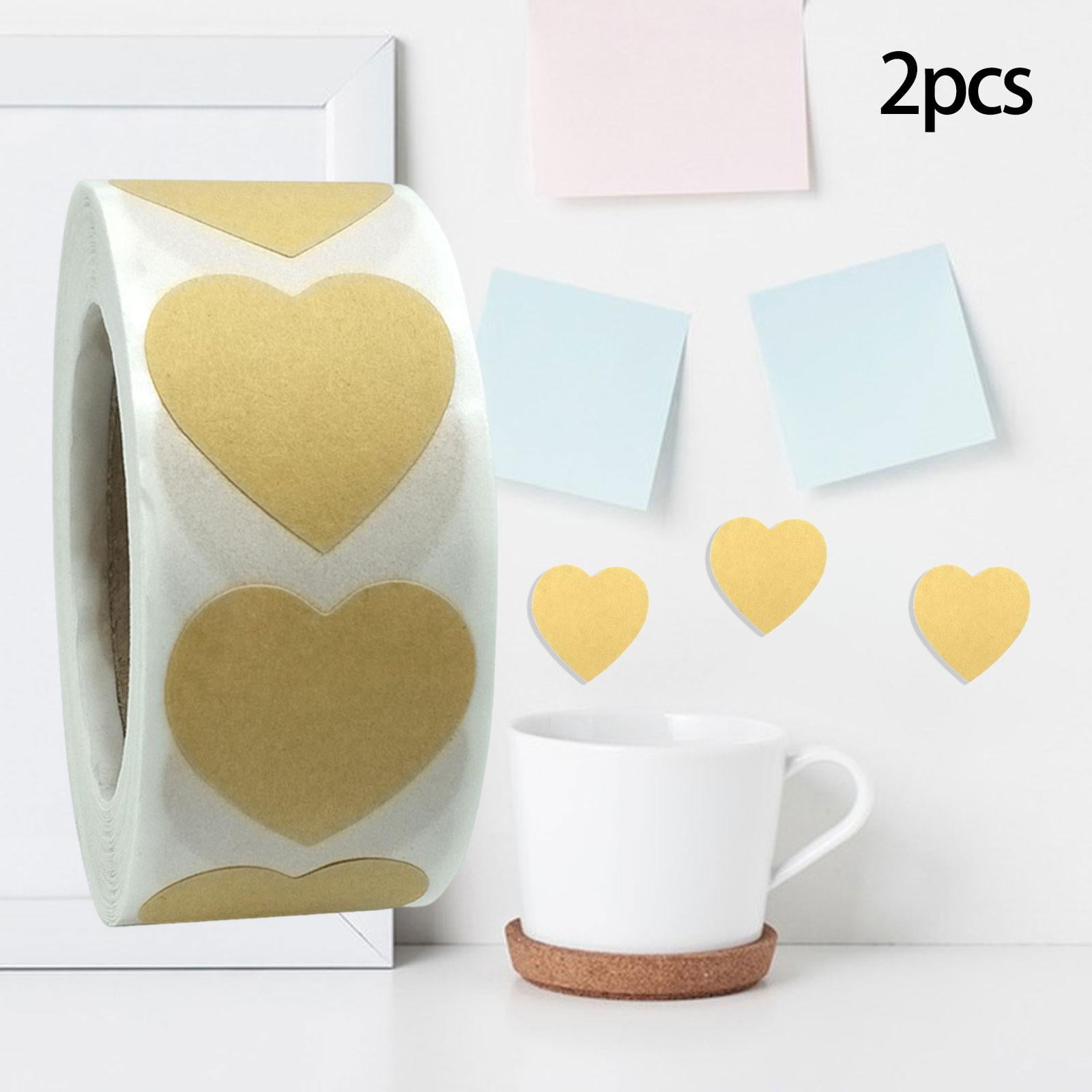 Portable Heart Shaped Labels Stickers Decorative Decals Labels Tags ...