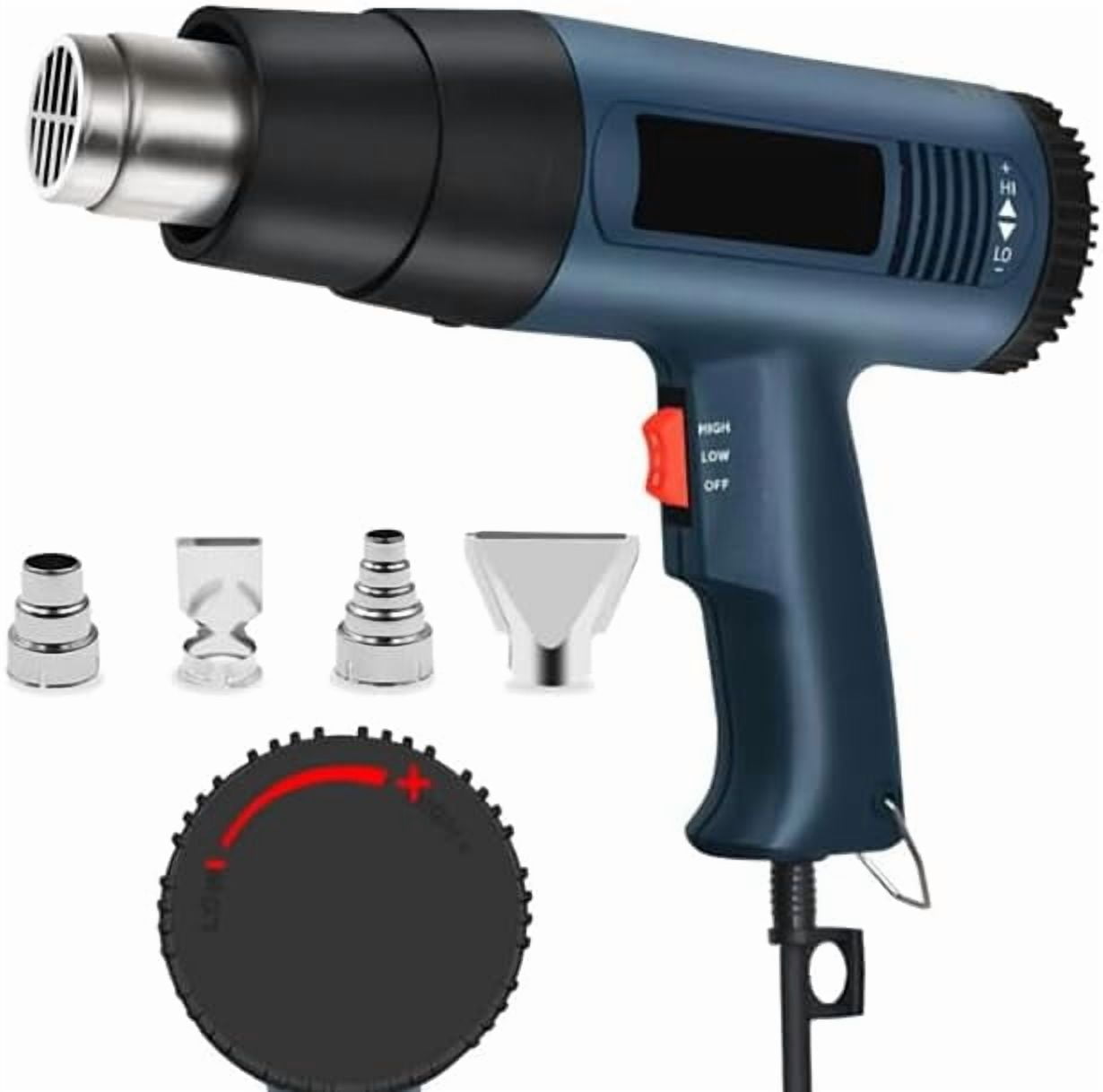 Portable Heat Gun 2500W 110V/220V Temperatures Adjustable Electric Heat Gun Can Be Applied in ...