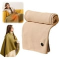 Portable Heated Blanket Shawl Wrap for Women, USB Electric Heating ...