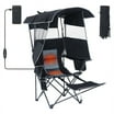 GCI Outdoor SunShade Rocker Foldable Rocking Camp Chair with Shade ...