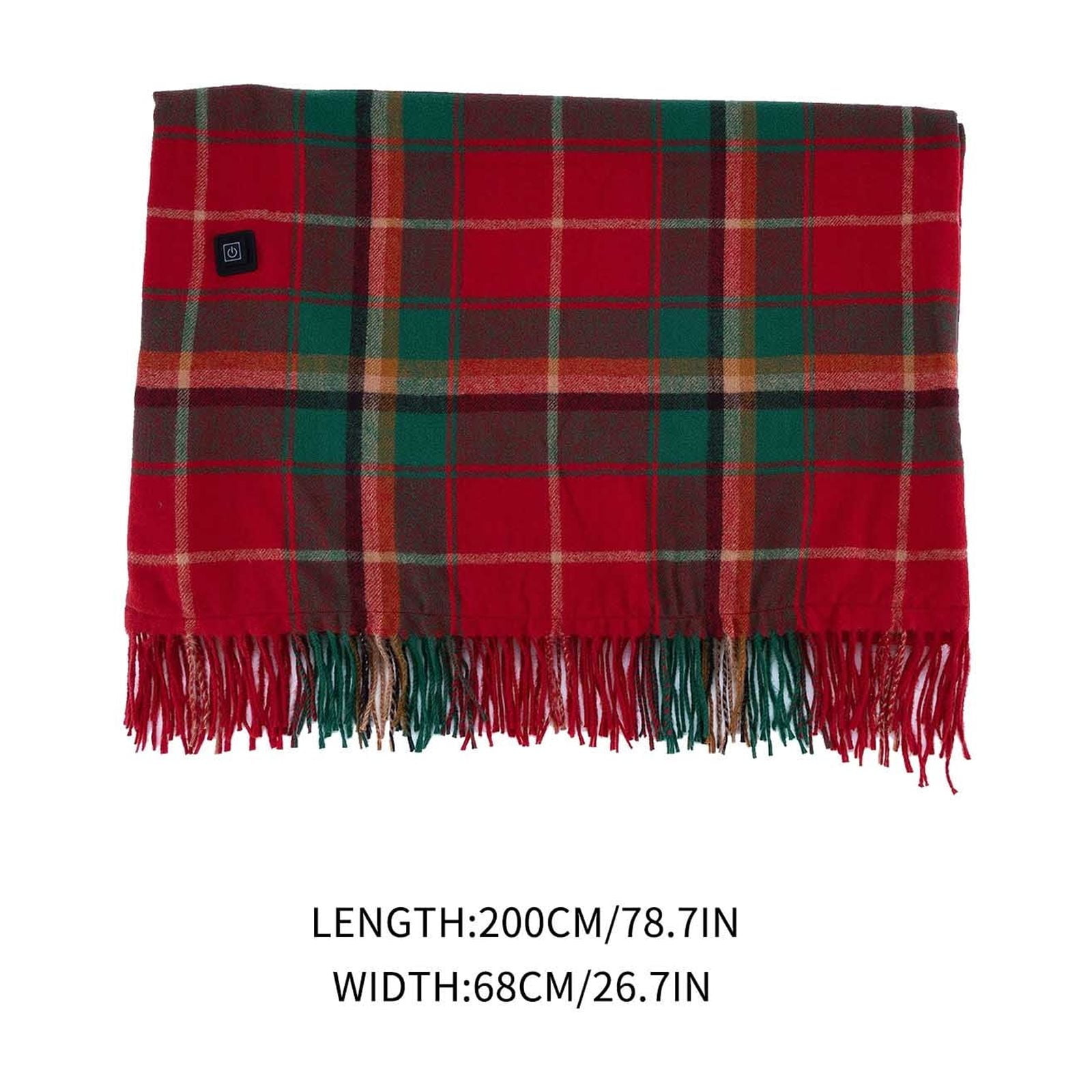 Portable Heated Shawl, Heated Shawl Wraps for Women, Three-level USB ...