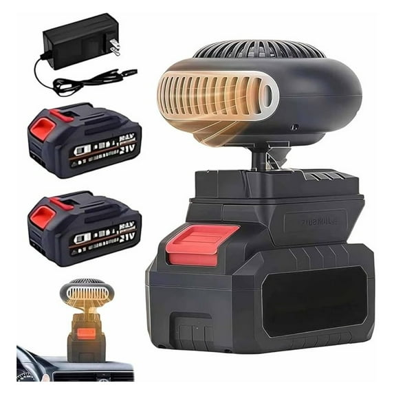 Portable Heater Battery Operated, 1500mAh Rechargeable Space Heater ...
