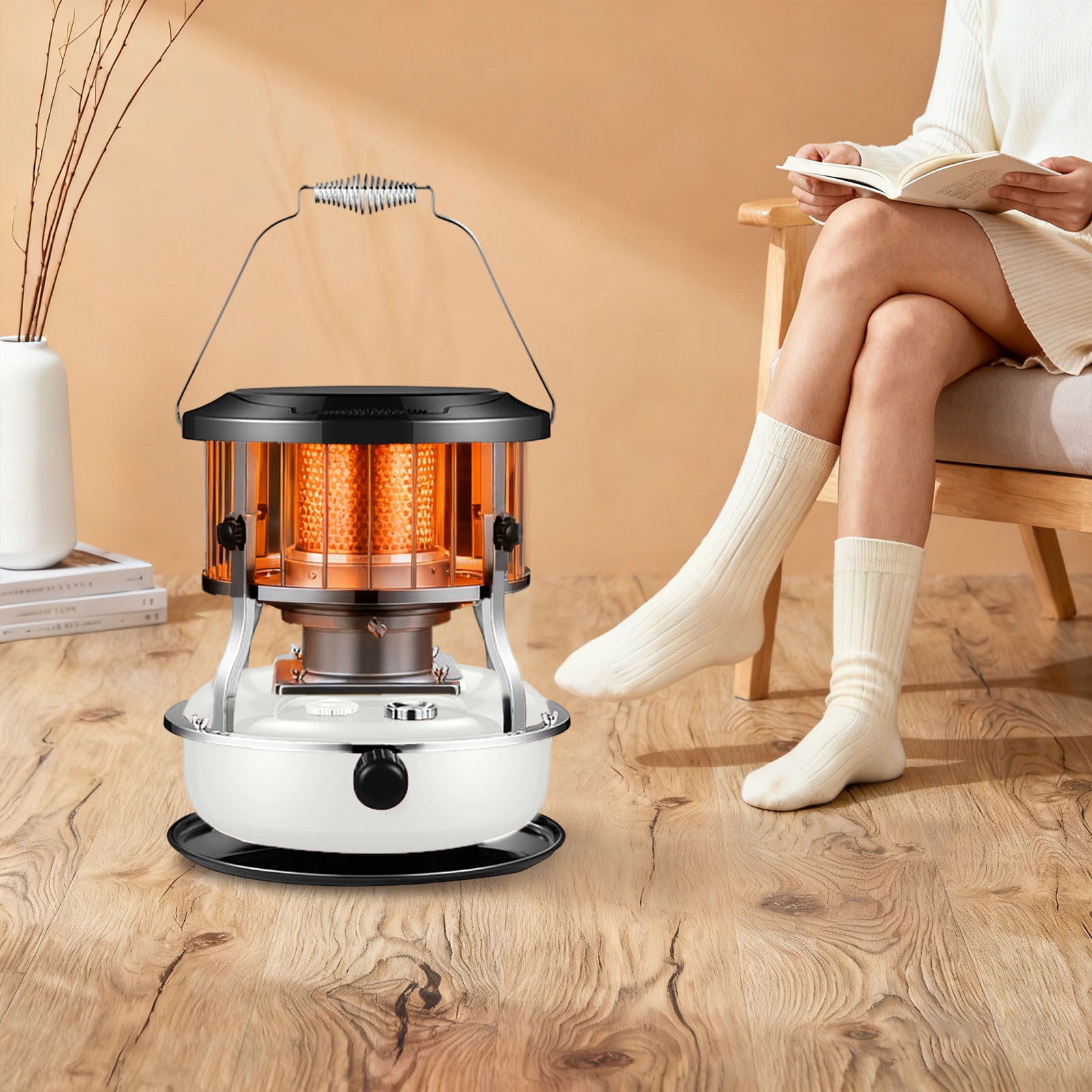 Portable Heater, Non-Electric Indoor Outdoor Heater and Stove, High ...