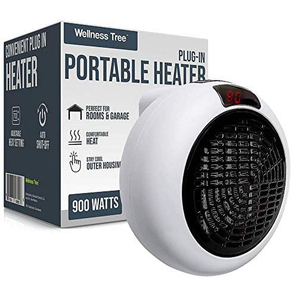 Portable Heater Plug In Electric Personal Space Heater 900W Heater Fan ...