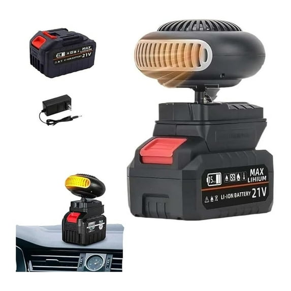 Portable Heater for Indoor Use, Battery Operated Car Heater 1500mAh ...