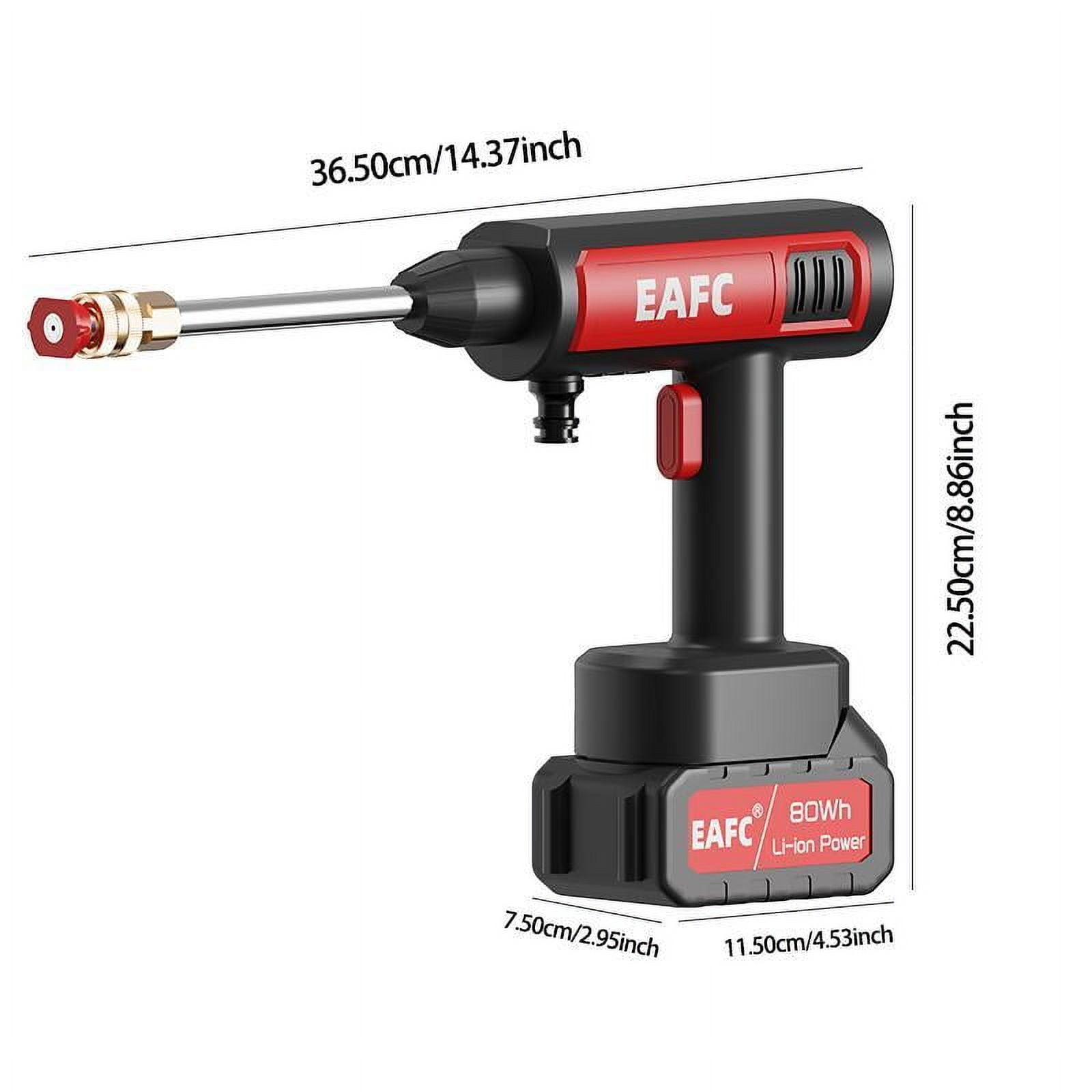 Portable Heavy Duty High Pressure Car Wash Water-Gun, Rechargeable ...