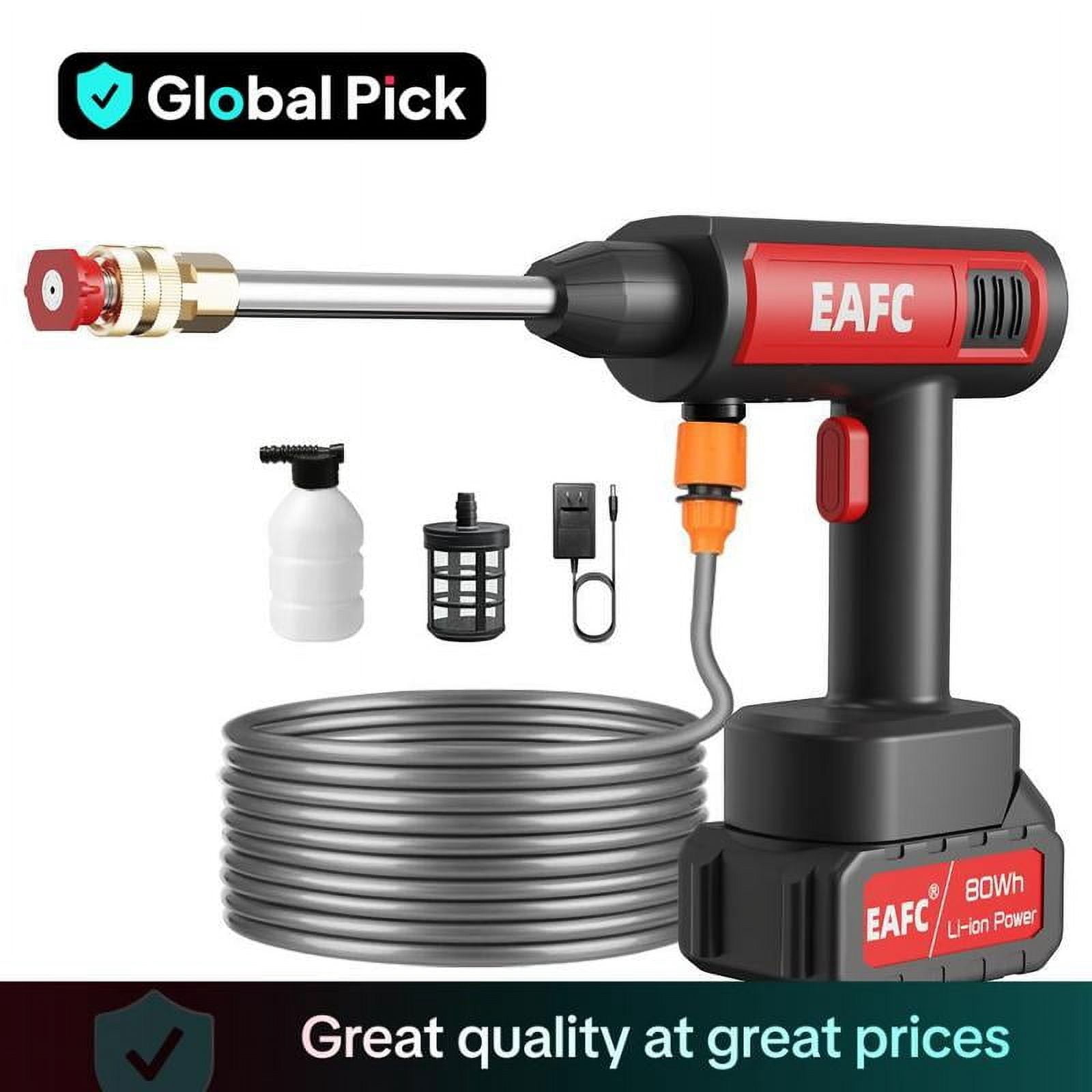 Portable Heavy Duty High Pressure Car Wash Water-gun, Rechargeable ...