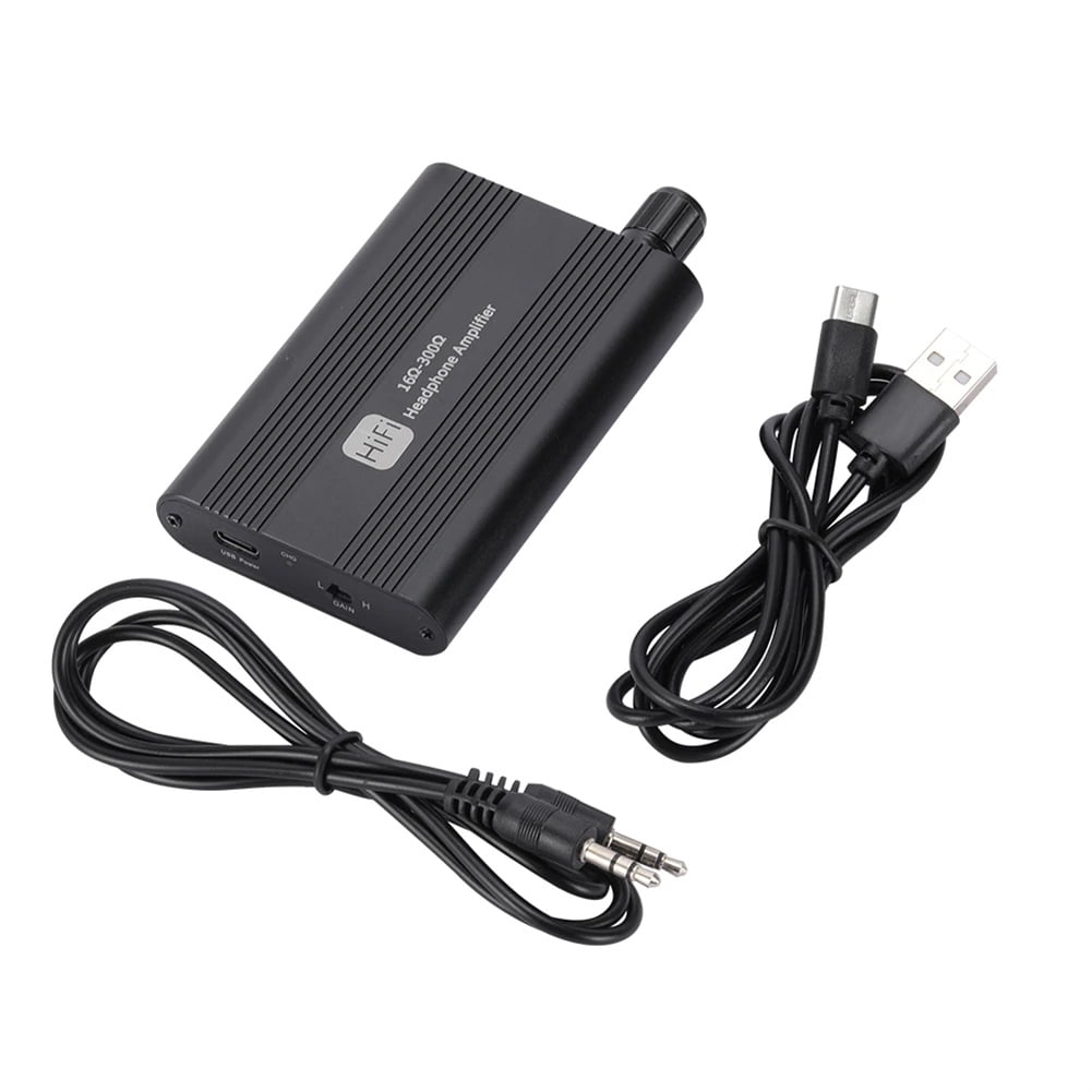 Portable HiFi Headphone Amplifier 3.5mm Headphone Amp Components With 2 ...