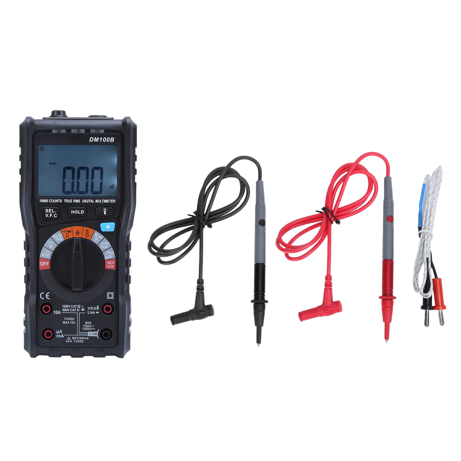 Portable, High-Accuracy Voltmeter with Integrated Industrial Burn-Proof ...