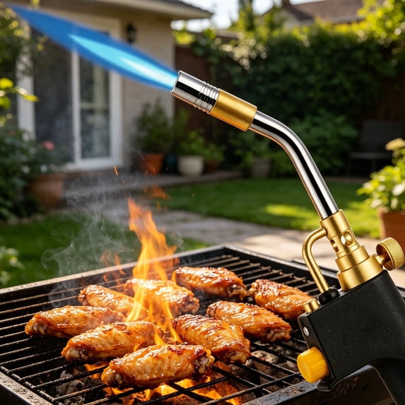 Portable High-Heat Propane Torch, Adjustable Flame Blowtorch for ...