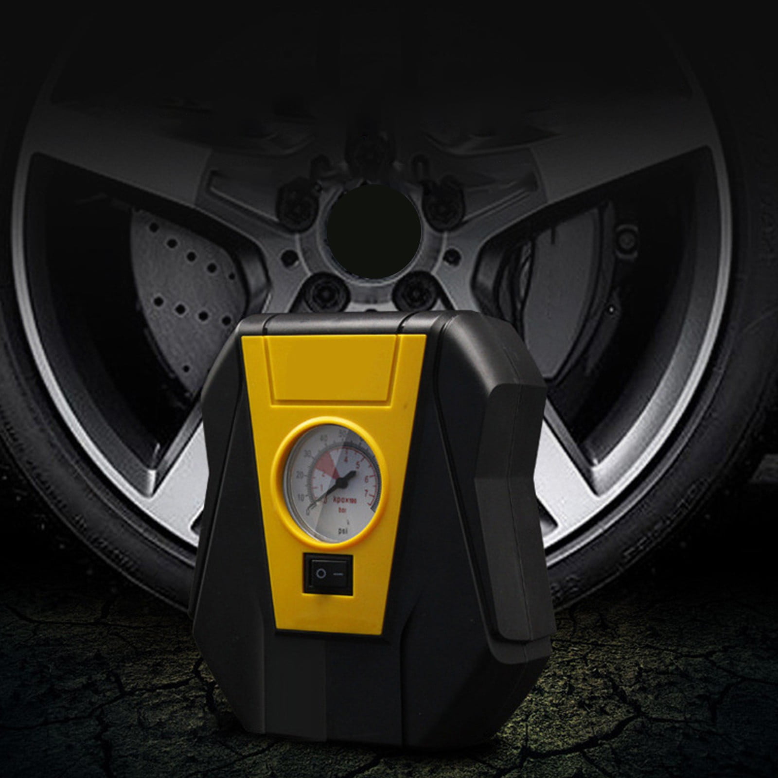 Portable High-Power Tire Inflator Pump with Digital Display - Fast ...