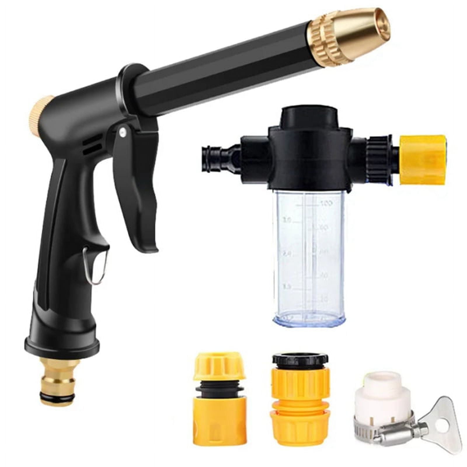 Portable High Pressure Cleaning Watering Hose Nozzle Foam Thread Quick ...