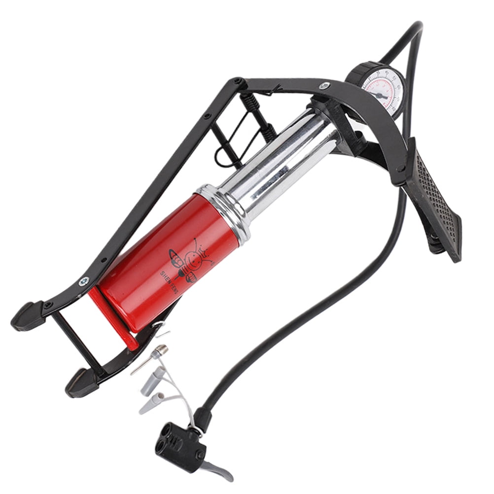 Portable High-pressure Foot Pump Bike Tire Floor Inflator Vehicle Tire ...