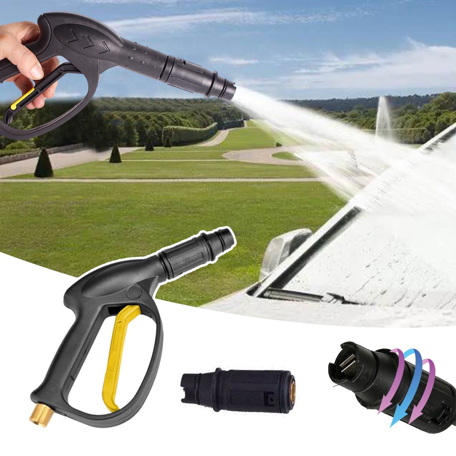Portable High-pressure Water Sprayer Home High-pressure Car Wash Plant ...