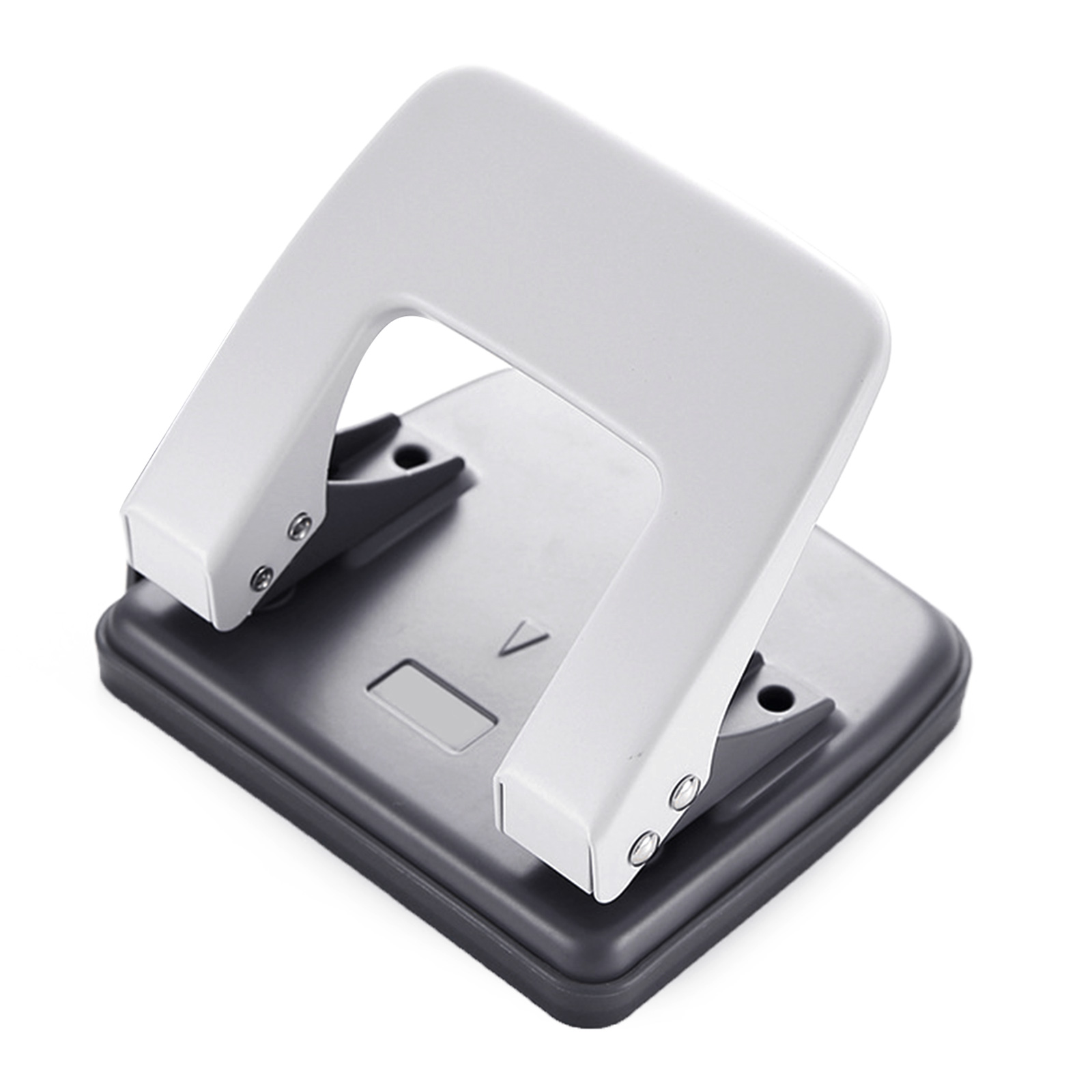 Portable Hole Puncher with Chip Case Small 2-Hole Puncher Effortless ...