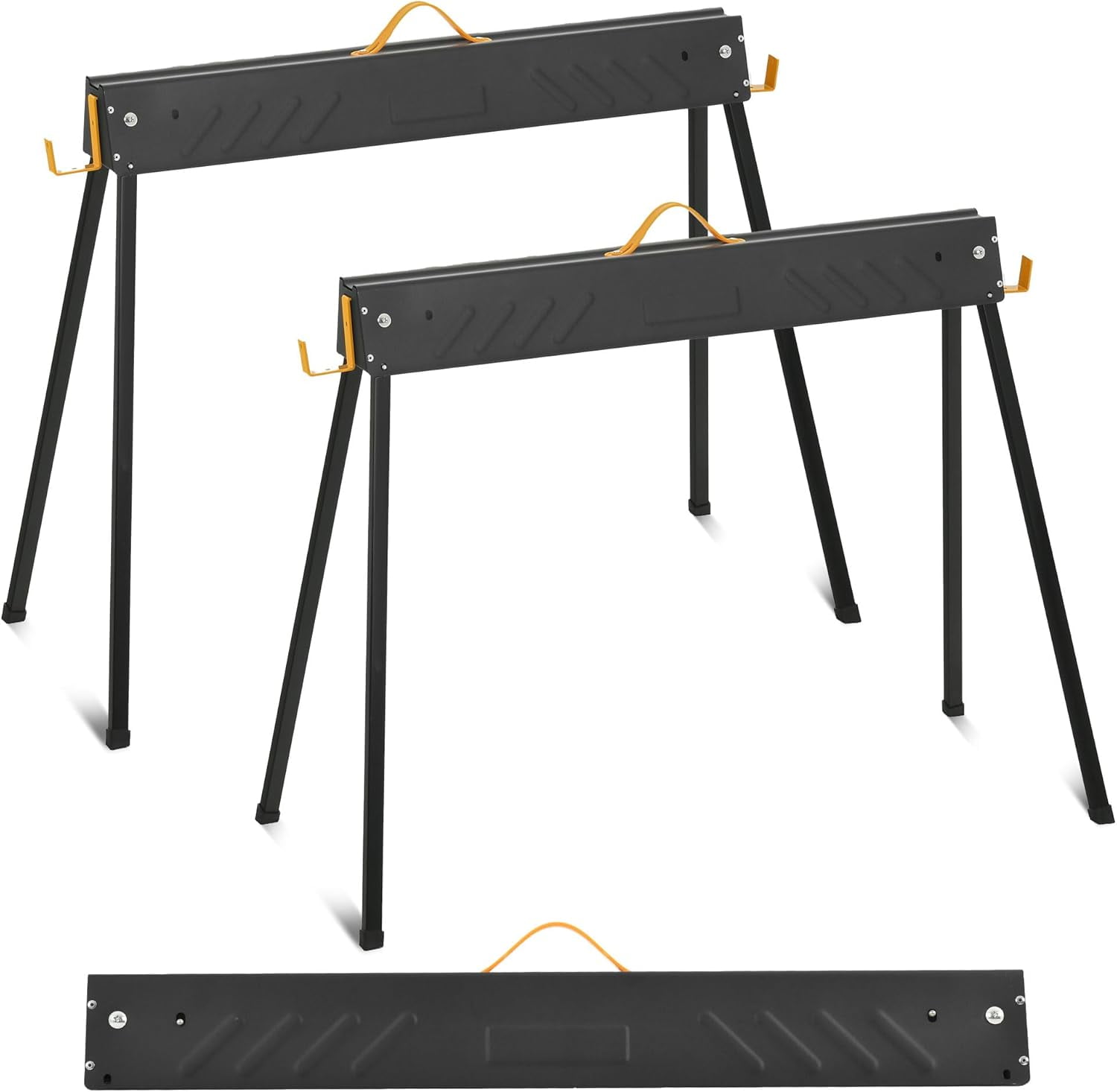 Portable Horses 2 Folding , Professional Workhorse Pair with 2200 Lbs ...