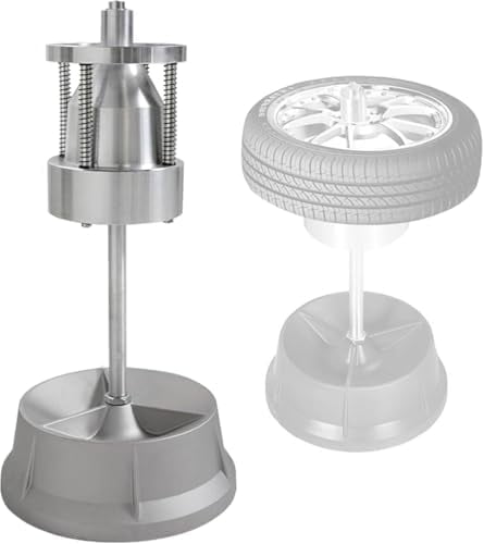 Portable Hubs Wheel Balancer -/2'' to 4'' Diameter with Bubble Level ...