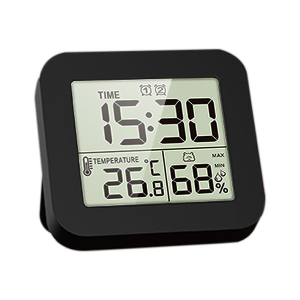 Portable Humidity Thermometer Clock with Countdown Timer for Cooking ...