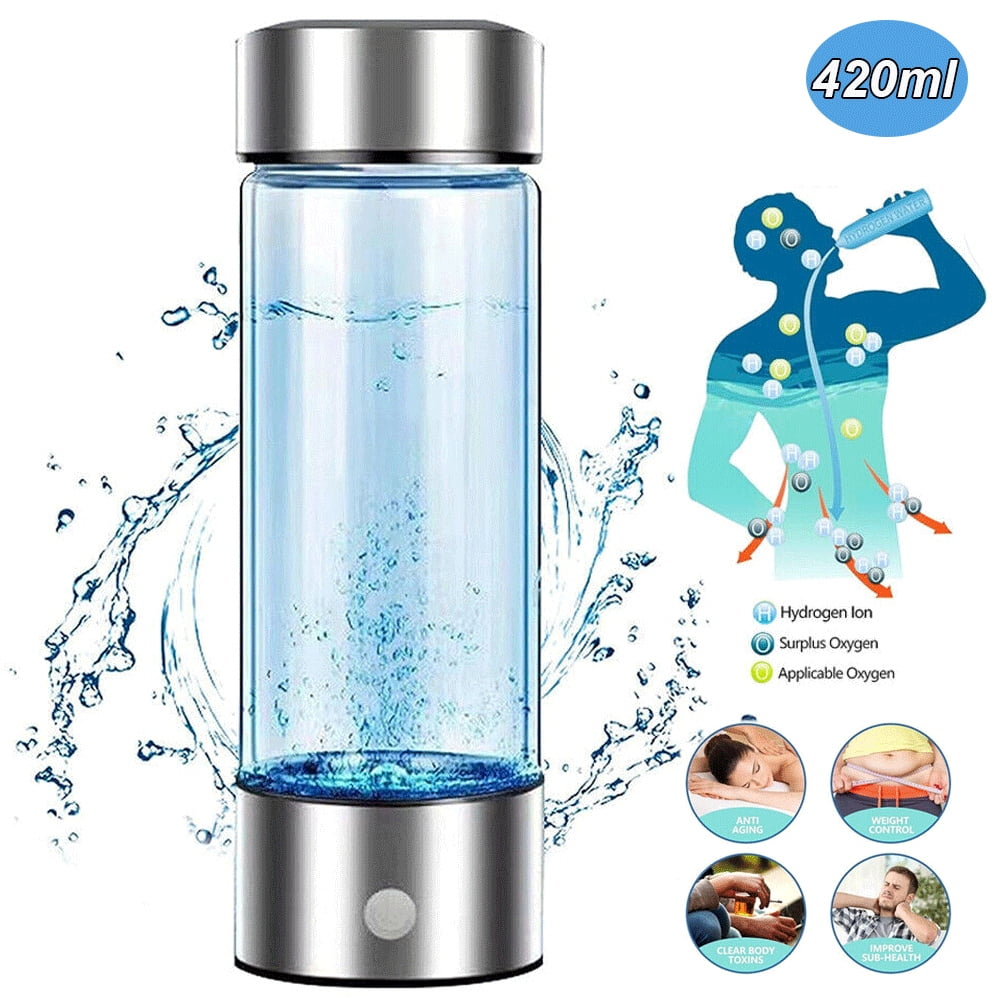 Portable Hydrogen Water Generator Bottle SPE PEM Technology, Alkaline Ionizer Generator USB ...