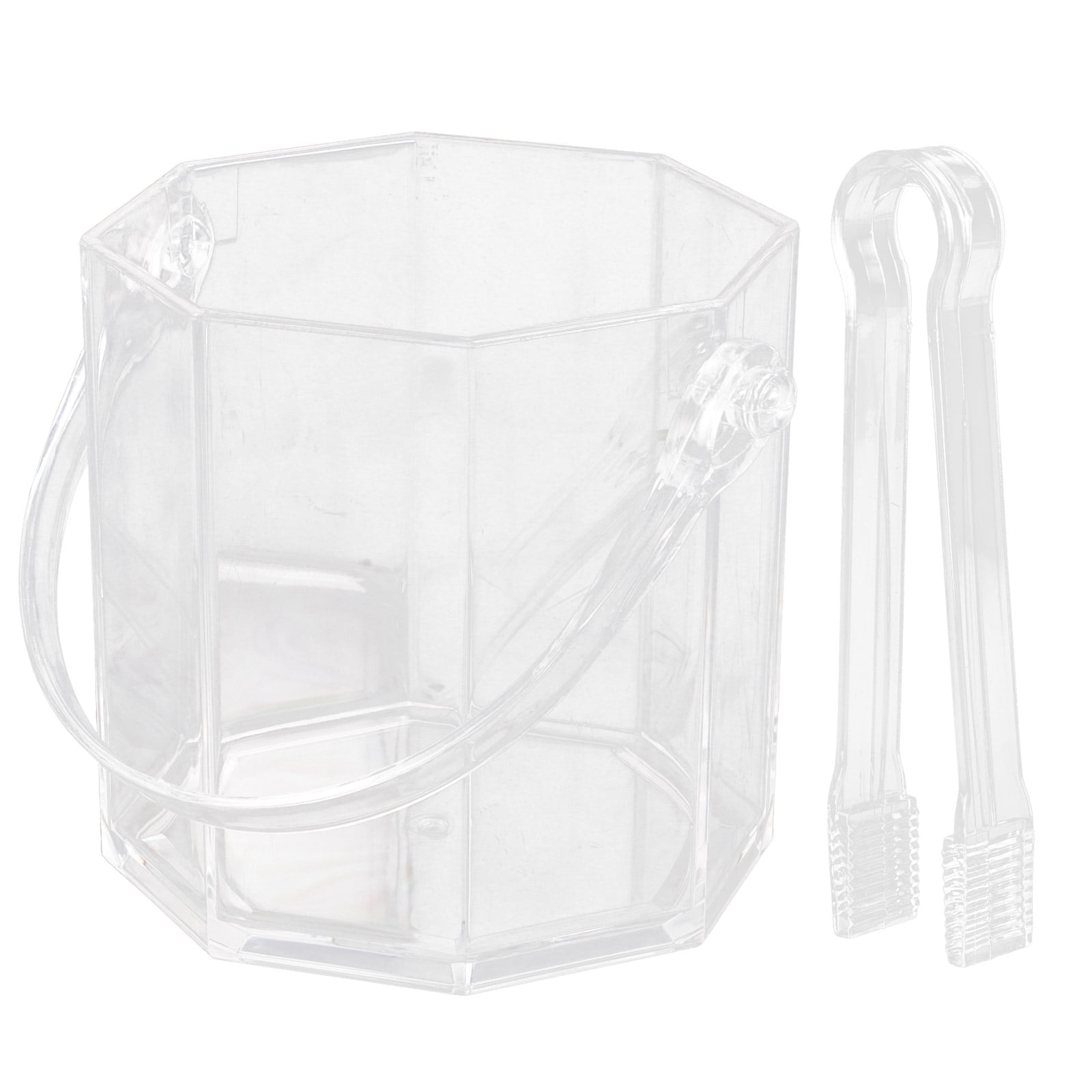 Portable Ice Bucket Buckets Ktv Accessory Acrylic Cooler for Party ...