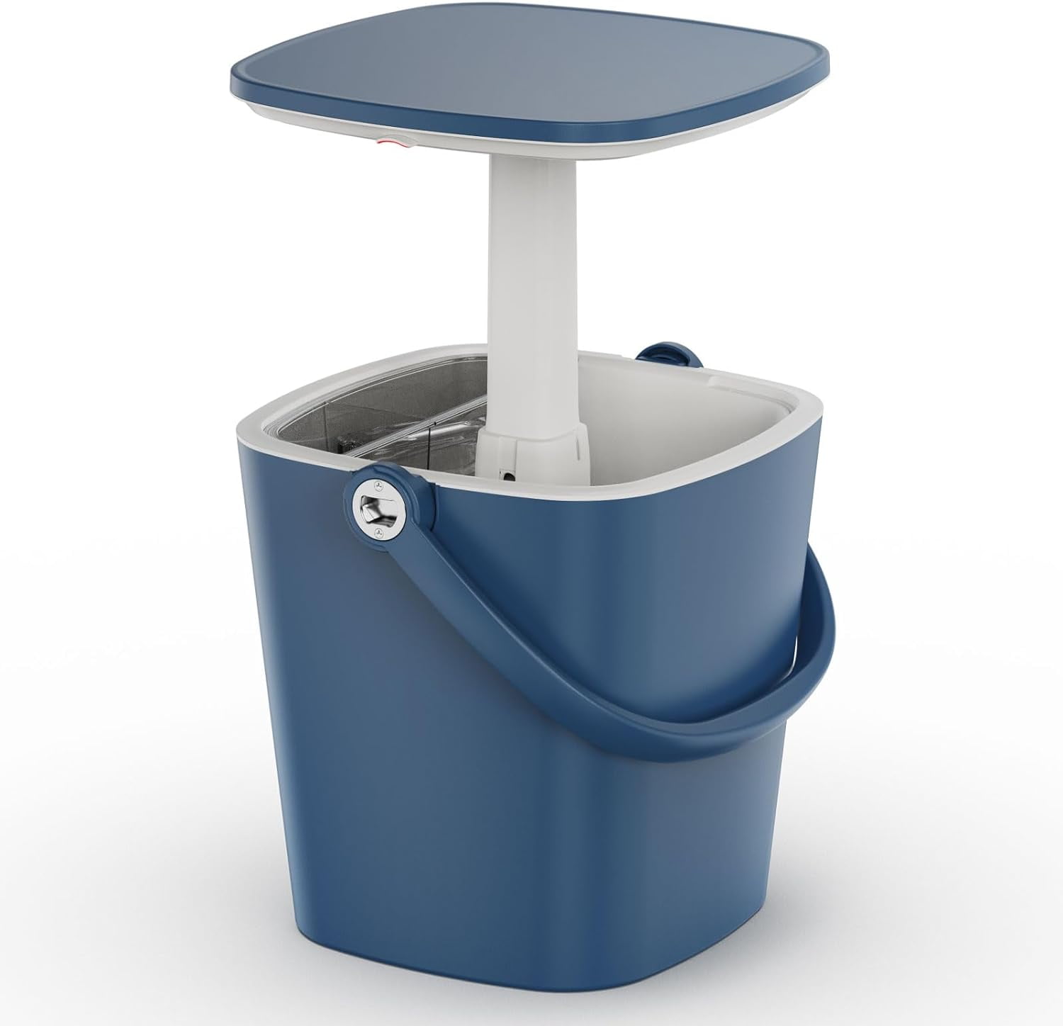 Portable Ice Bucket Cooler Set with Table Top, Outdoor Drink Cooler Bar ...