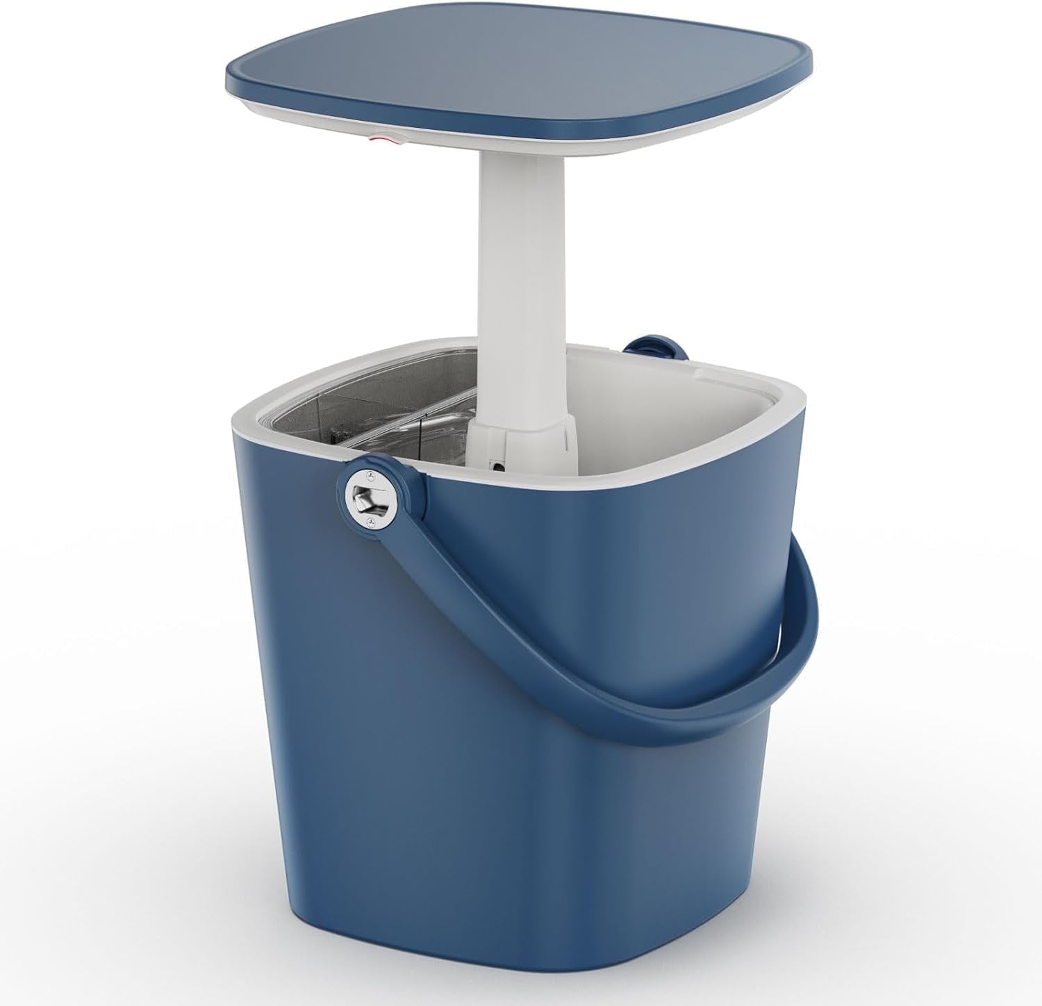 Portable Multifunctional Ice Bucket Cooler Table - Liftable Desktop, 18 ...