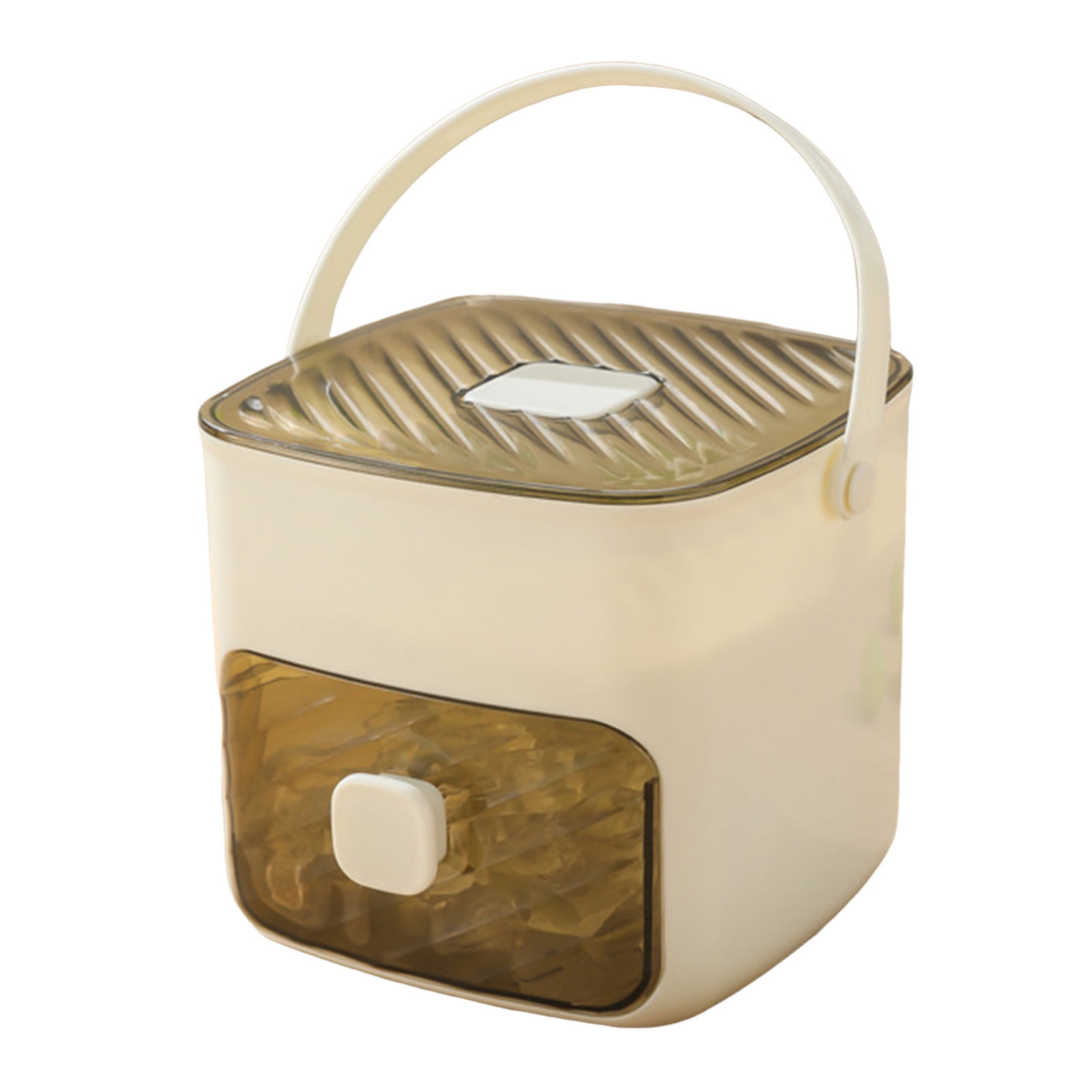 Portable Ice Bucket with Lid, Large Capacity Ice Storage Bin for ...