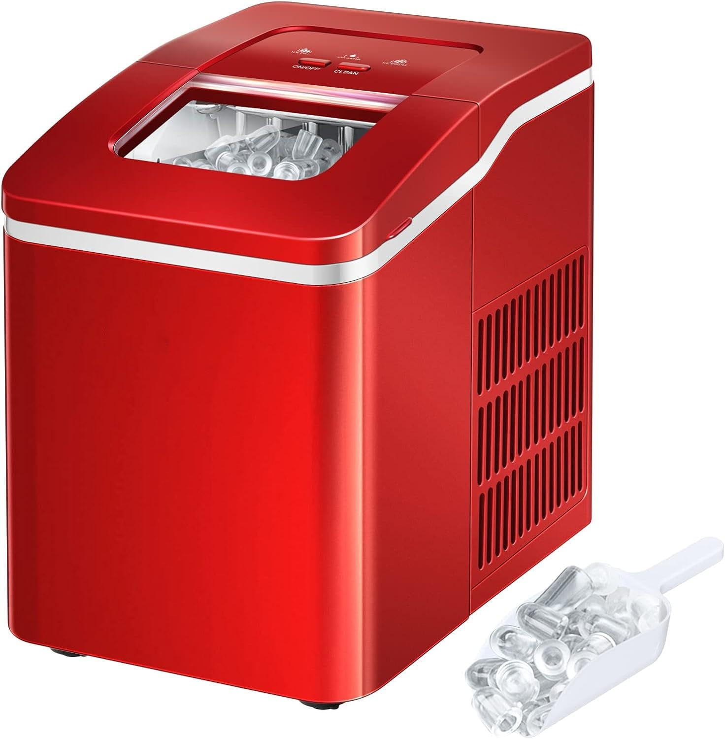 Portable Ice Maker for Countertop Use, Fast Production with Included ...