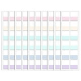 Portable Index Label for File Folder Light Color Sticky Index Tabs ...
