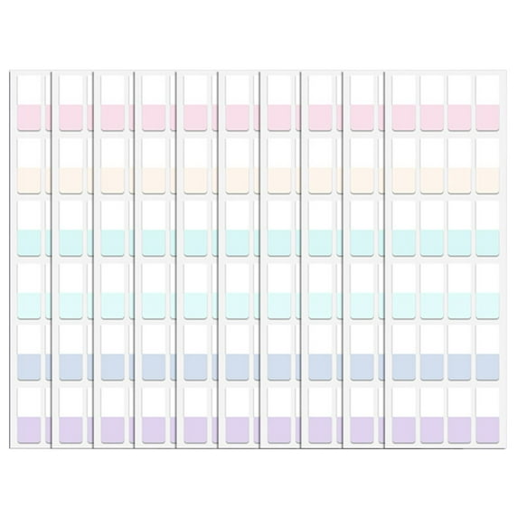 Portable Index Label for File Folder Light Color Sticky Index Tabs ...
