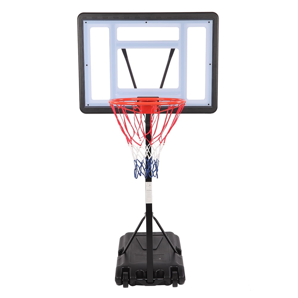 Portable Indoor Outdoor Basketball Hoop 45" - 53" Adjustable Height ...