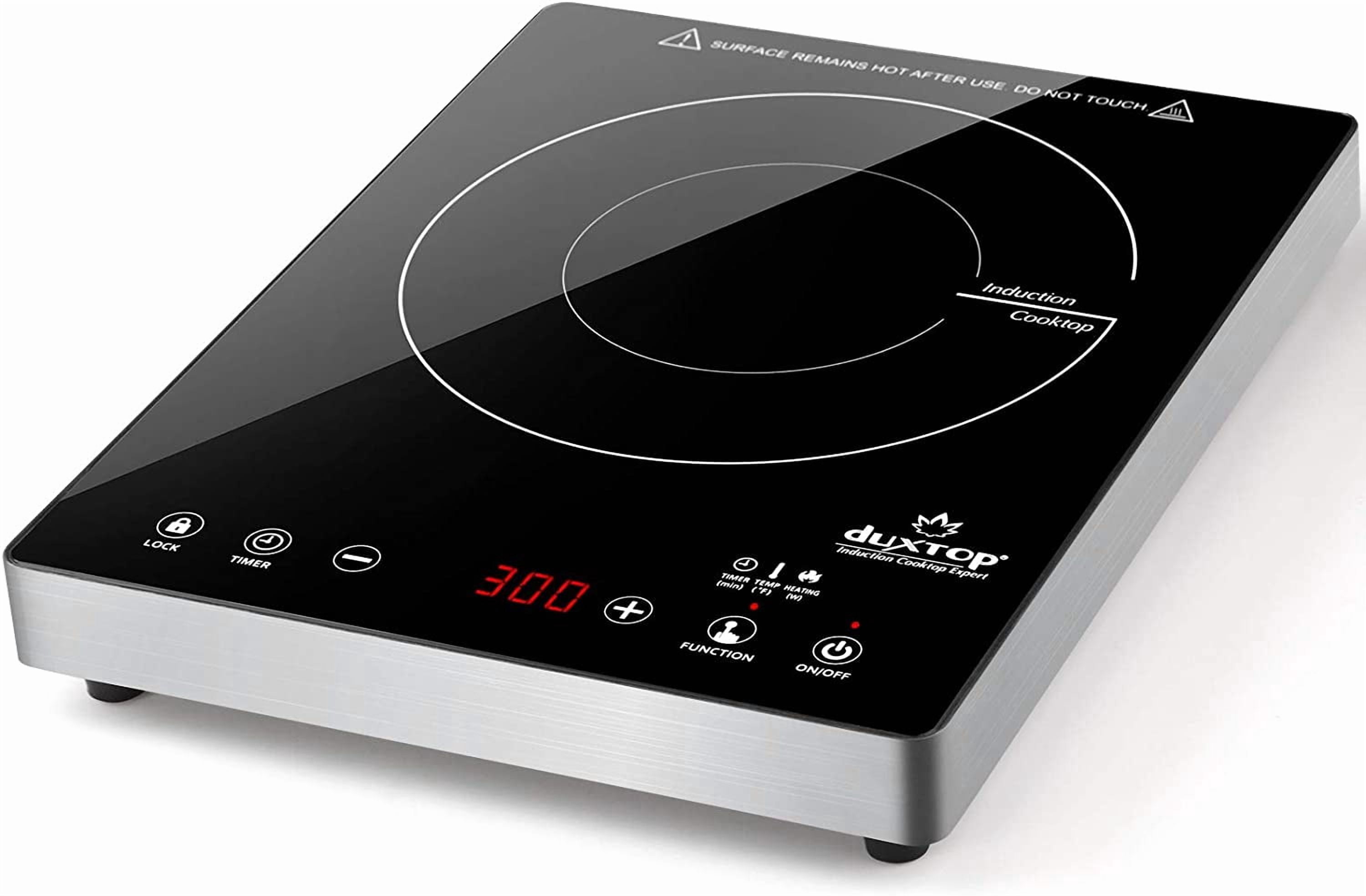 Portable Induction Cooktop, High End Full Glass Induction Burner with ...