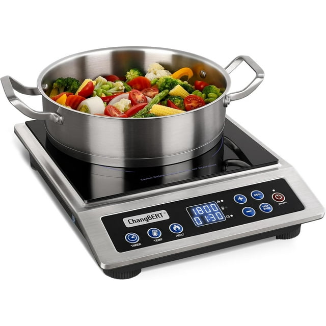Portable Induction Cooktop, NSF Certified Pro Induction Hot Plate ...