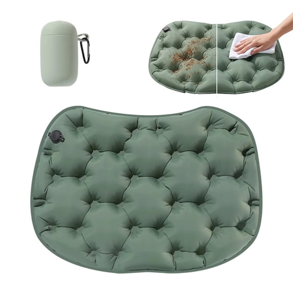Portable Inflatable Seat Cushion, Lightweight Stadium Seat Pad ...