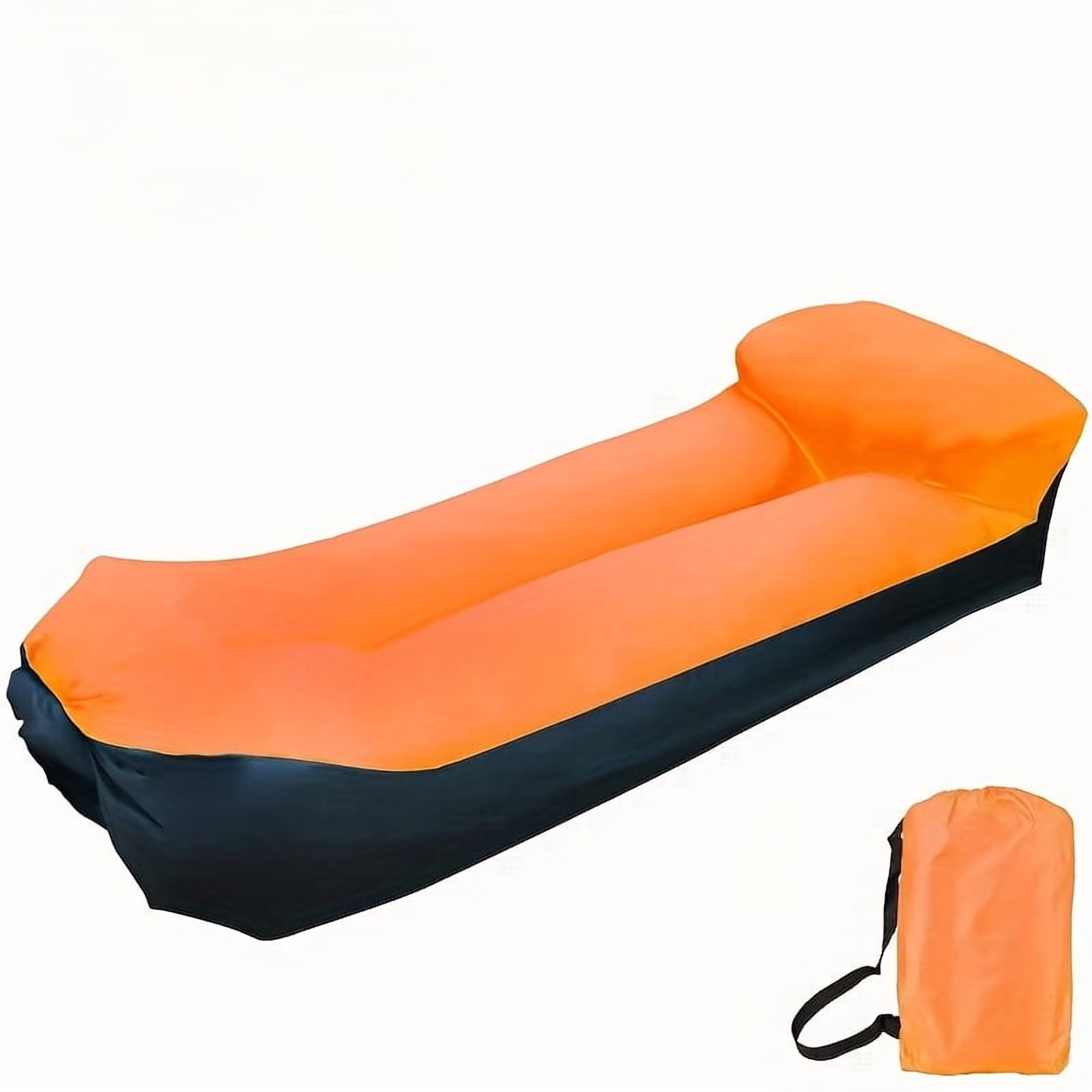 Portable Inflatable Sofa with Pillow - Waterproof & Leak-Proof Air ...