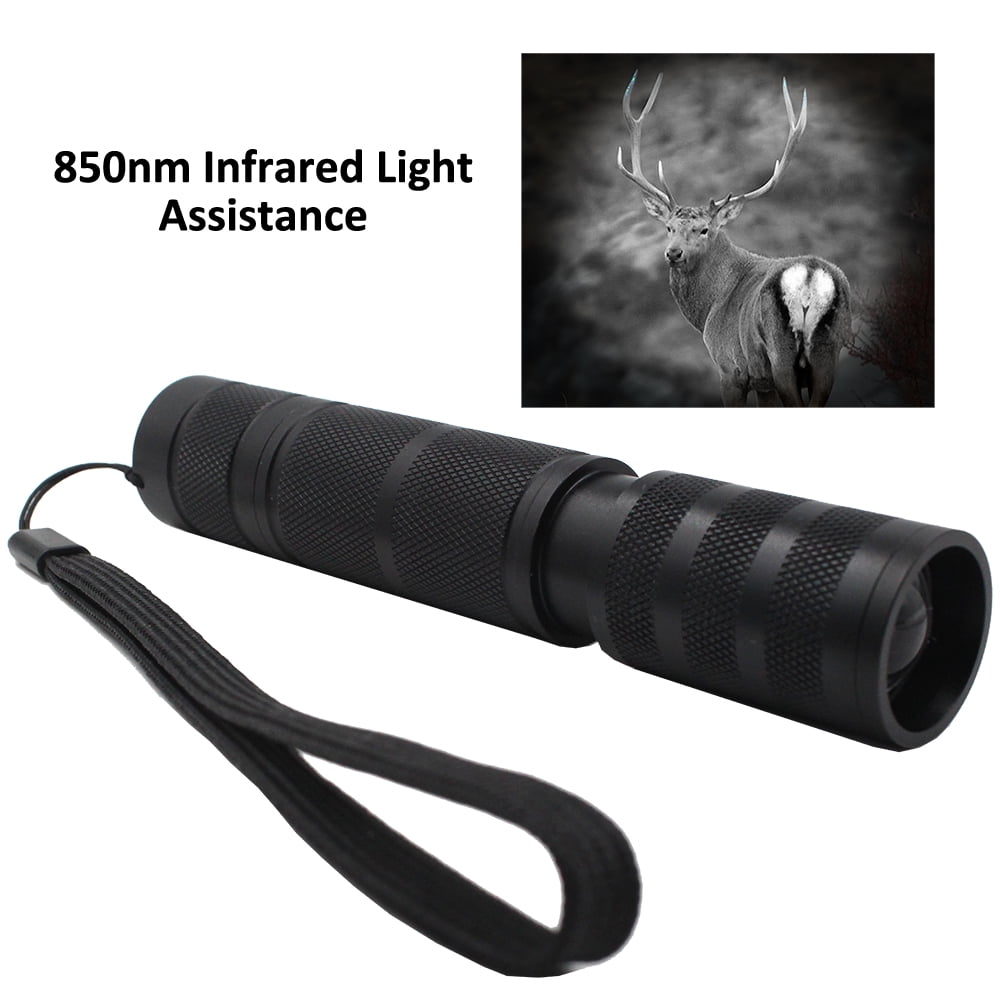 Portable Infrared 850nm IR Flashlight Torch Telescopic Focusing ...