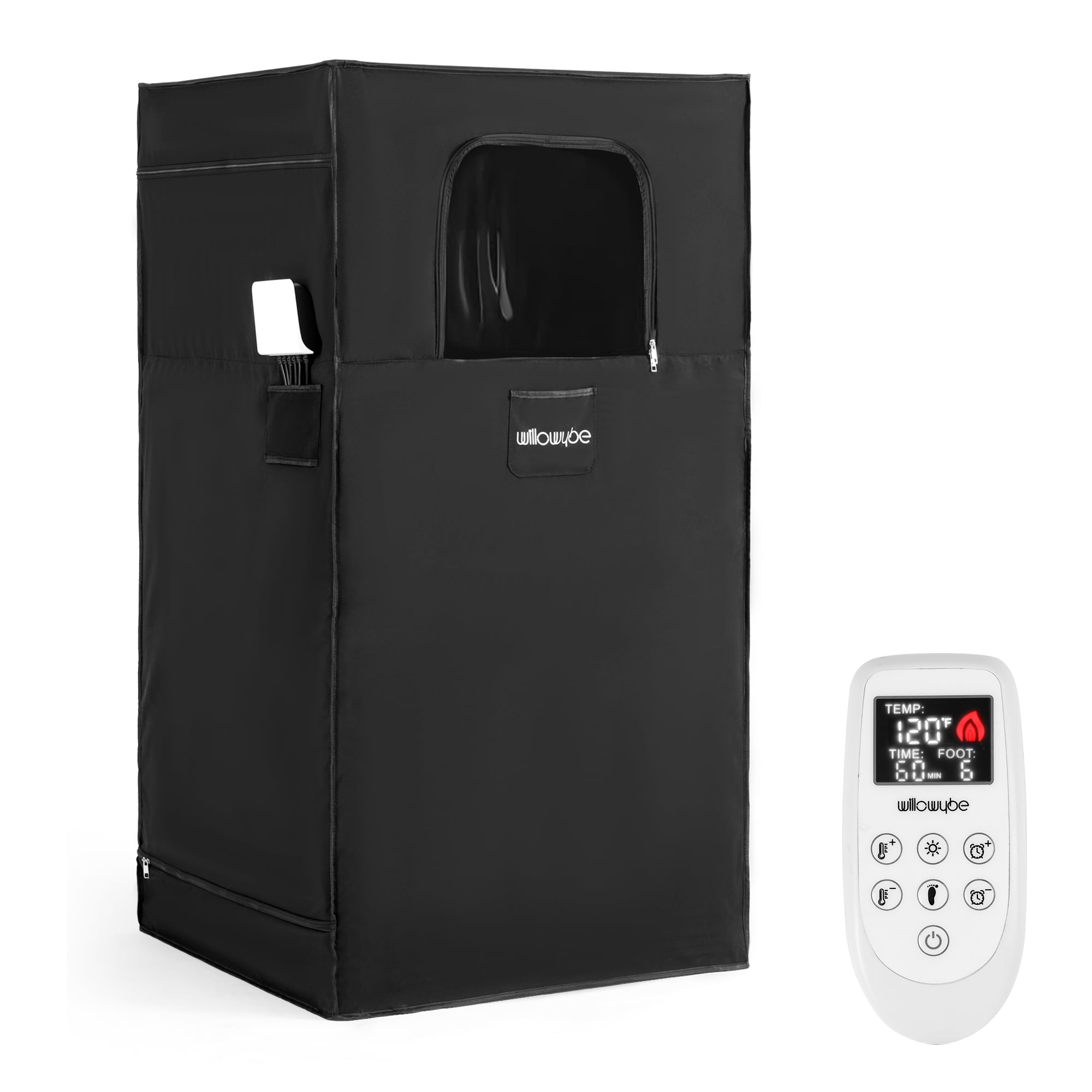 Portable Infrared Sauna for Home with 6 Heating Plates, Sauna Tent ...