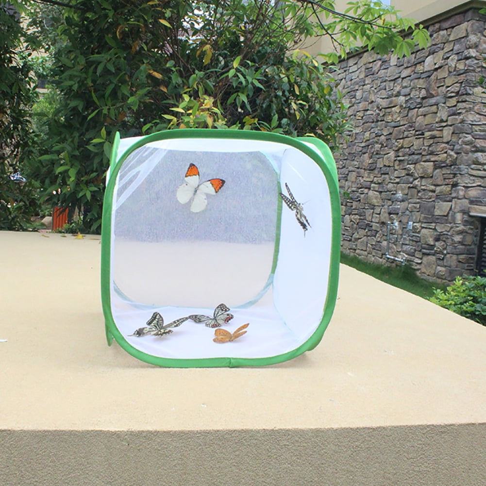 Portable Insect Butterfly Habitat Cage Insect Housing Enclosure ...