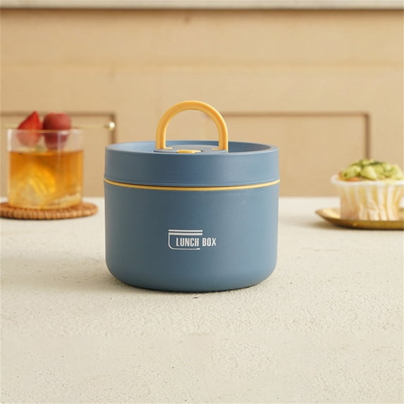 Portable Insulated Stackable Lunch Container Set with Stainless Steel ...