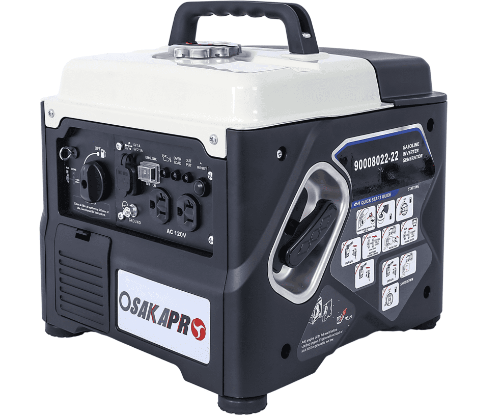 Portable Inverter Generator 1200W ultra-quiet gas engine EPA Compliant ...