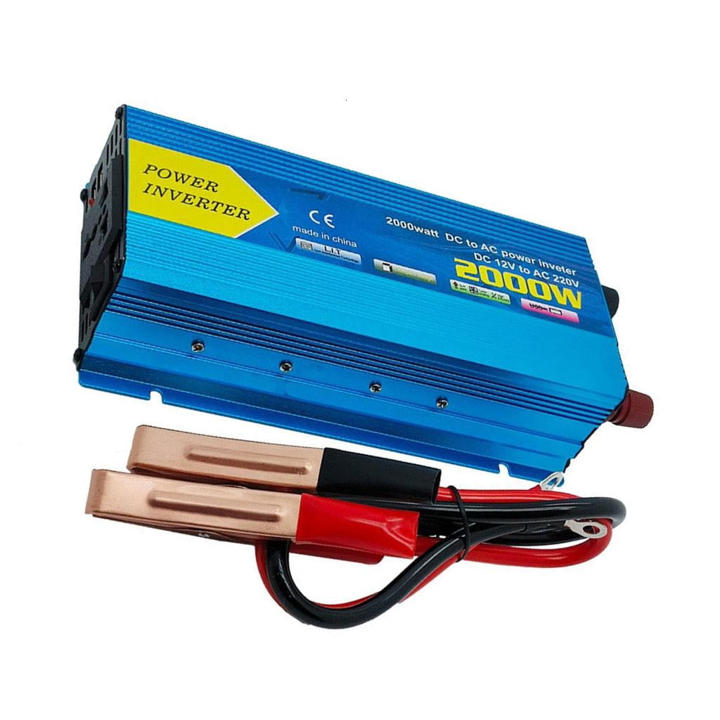 Portable Inverters 12V to 110V 220V Modified Sines Easy Setups for ...