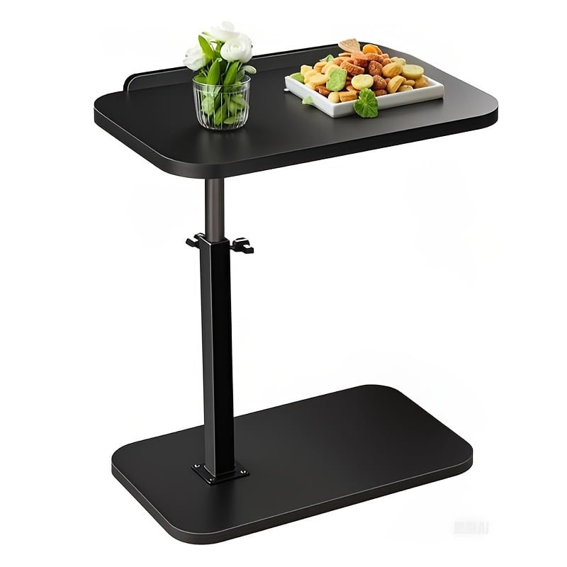 [Portable Iron Frame Table] Adjustable Height Sofa Side Table ...