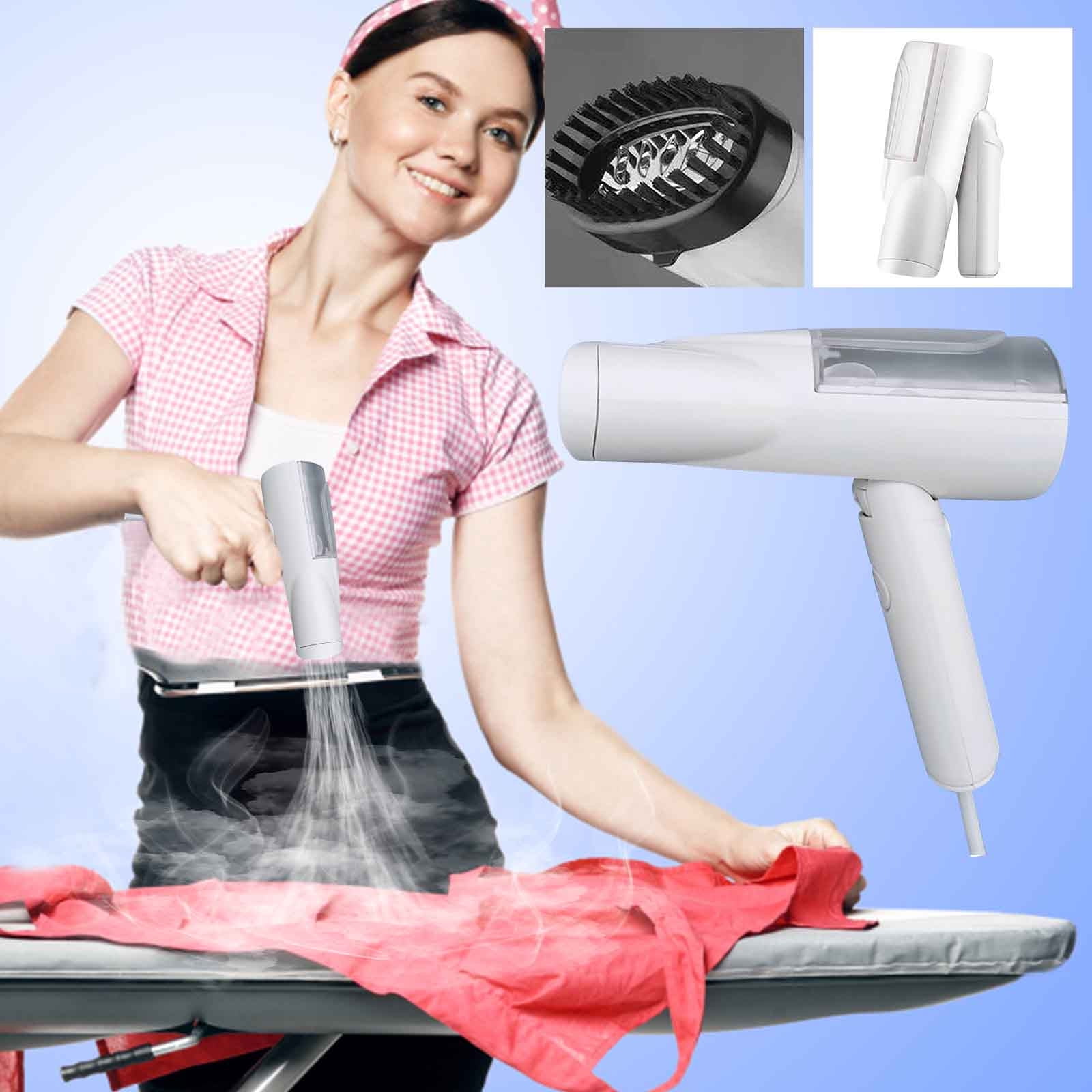 Portable Ironing Machine, Foldable Travel Iron, 1200W Power, Stainless ...