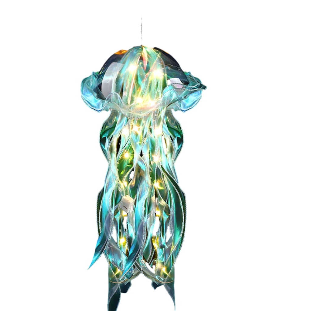 Portable Jellyfish Lamp Toy Lovely Glowing Toy Girls Costume Props ...