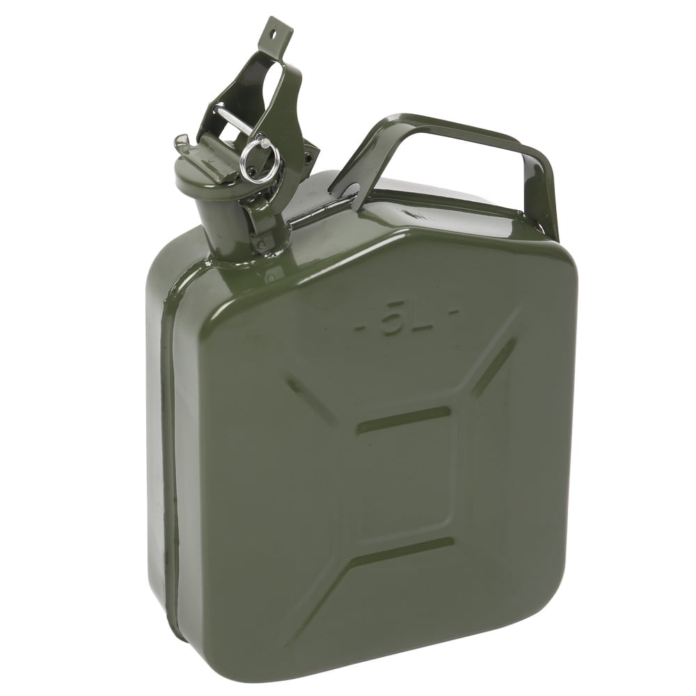 Portable Jerry Can 5L 1.32Gal Capacity, Emergency Backup Fuel Container ...